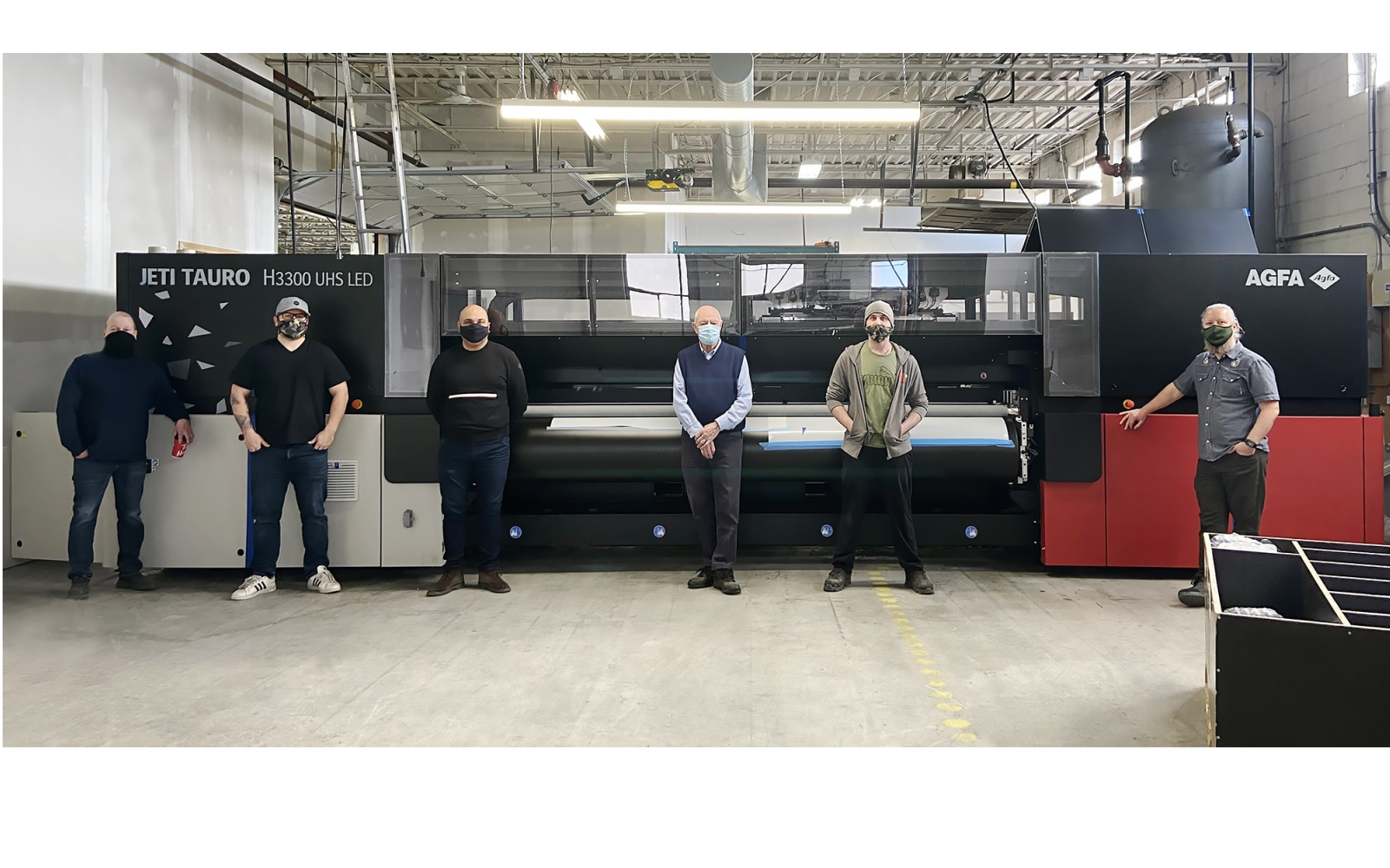 First Agfa Jeti Tauro H3300 UHS in North America | Specialist Printing ...