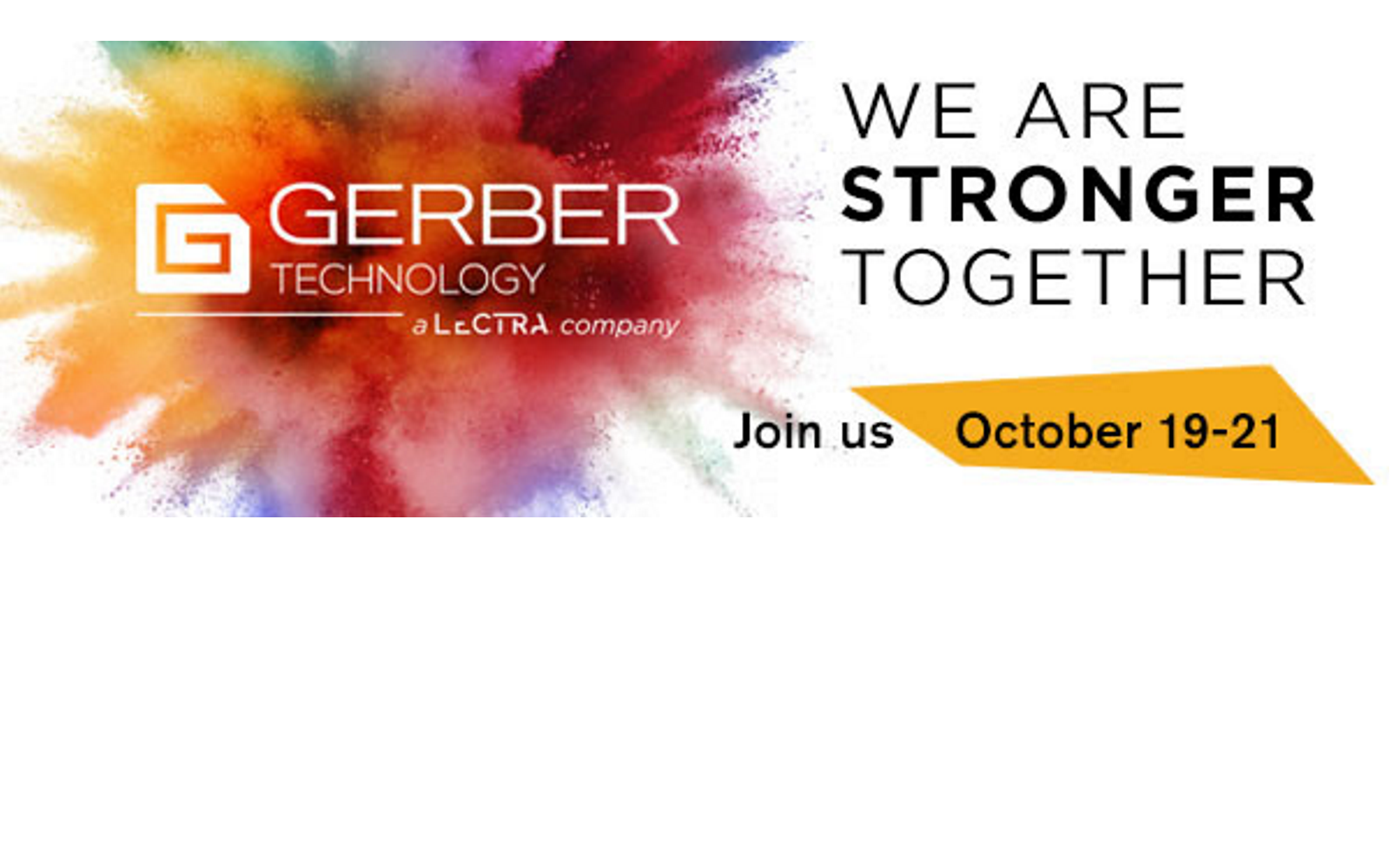 Gerber Technology announces We Are Stronger Together | Specialist ...